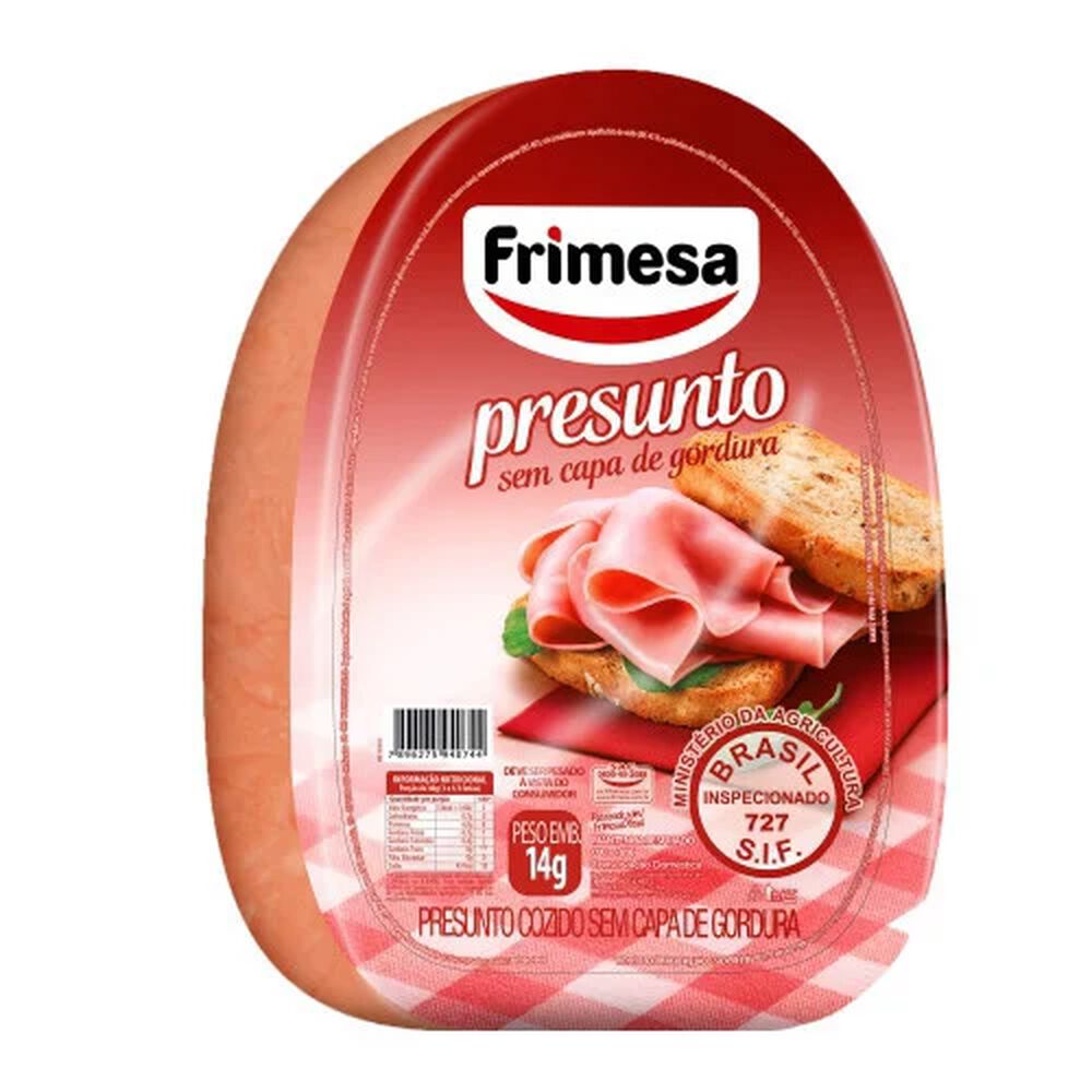 Presunto Cozido Frimesa Retangular Sem Capa Granel Kg