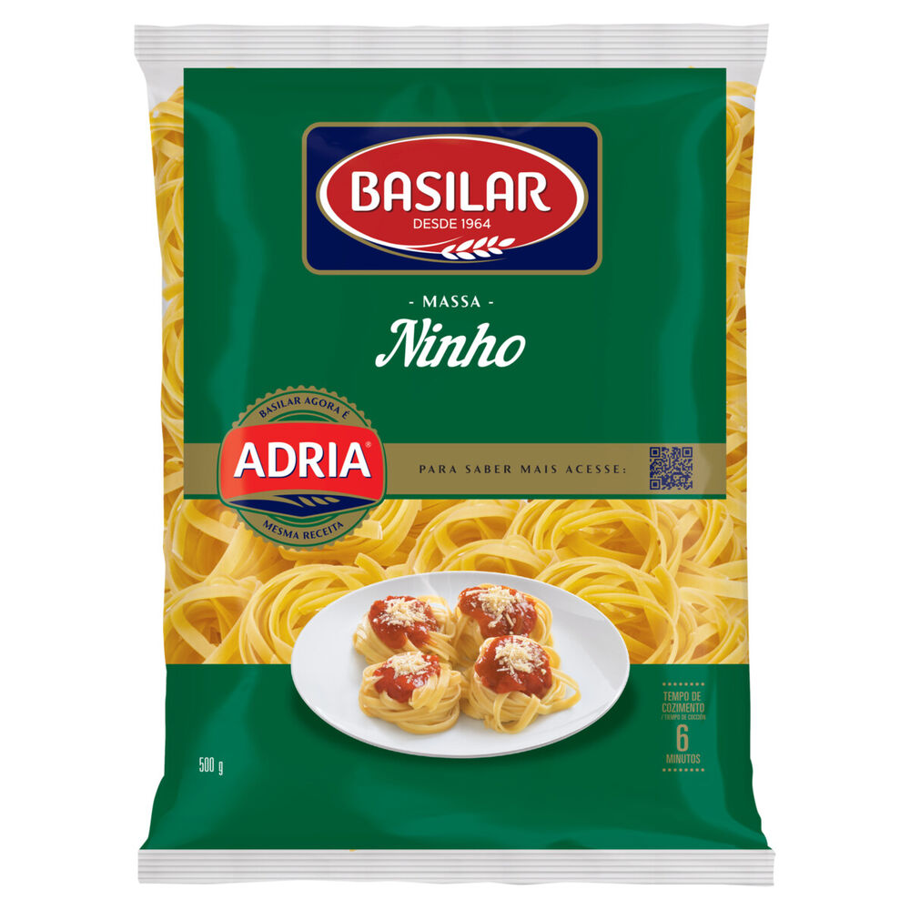 Macarrão Ninho 2 Basilar 500g