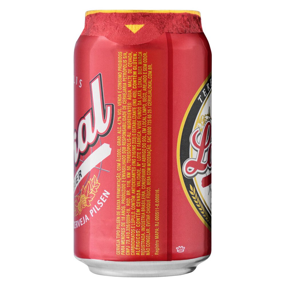 Cerveja Lokal Lata 350ml