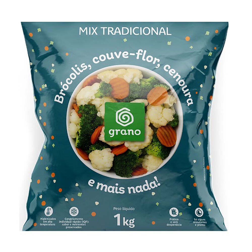 Legumes Congelado Grano Mix Tradicional 1kg