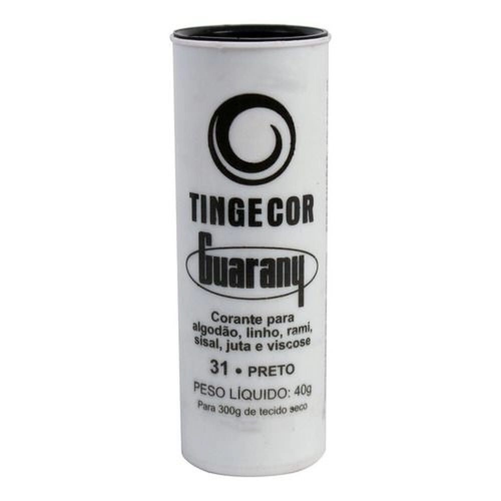 Corante Guarany Tingecor Preto 40g
