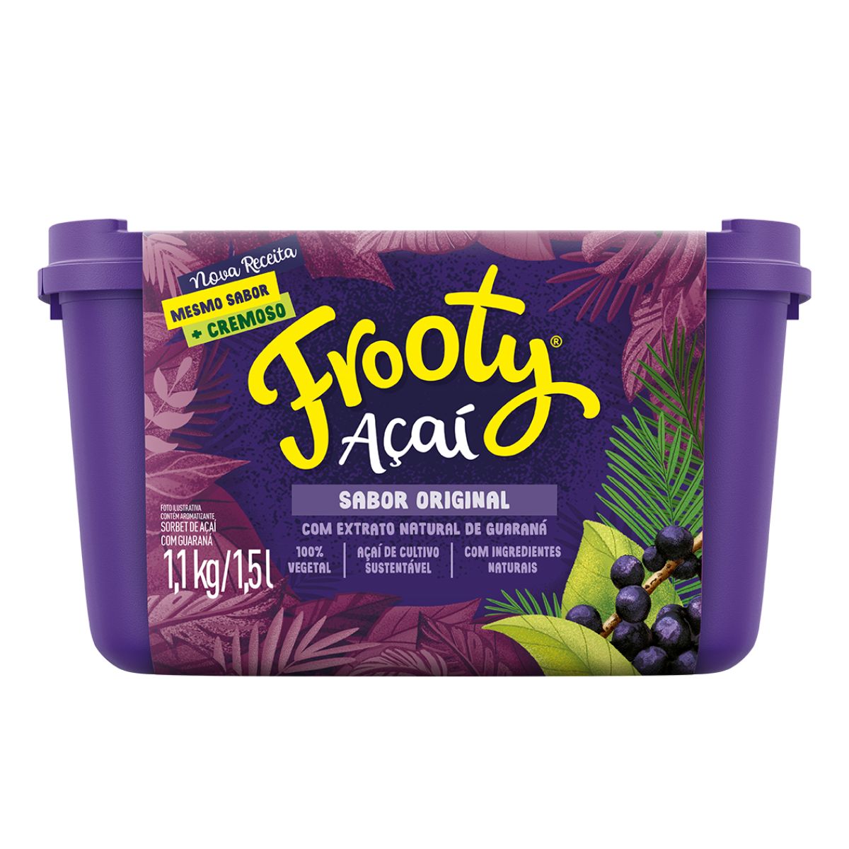 Açai Frooty Natural Pote - 1,1kg