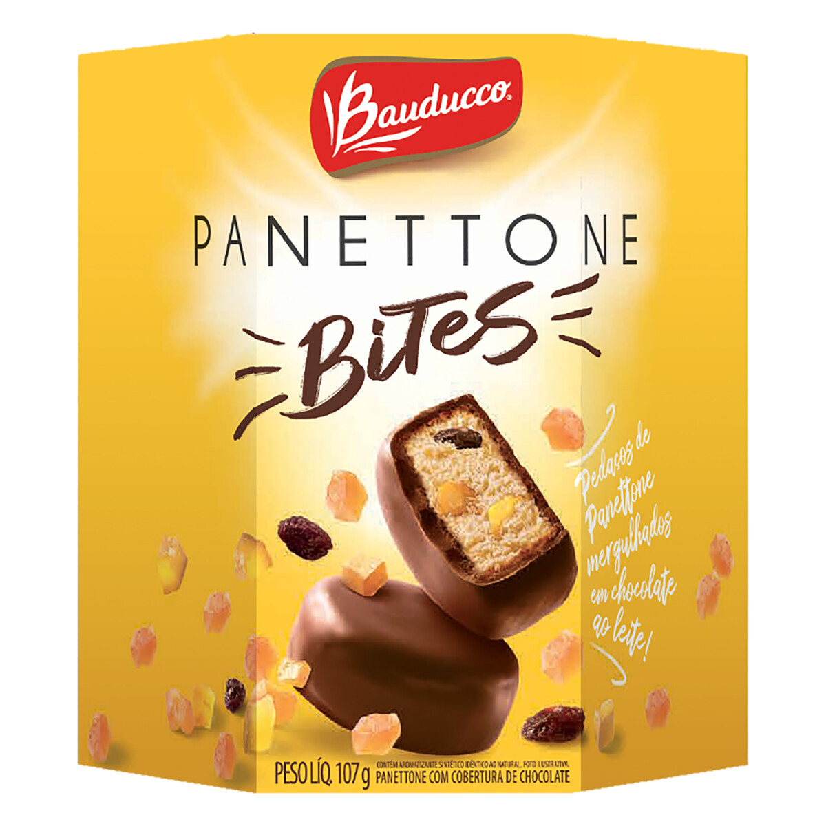 Panetone Bauducco Bites 107g