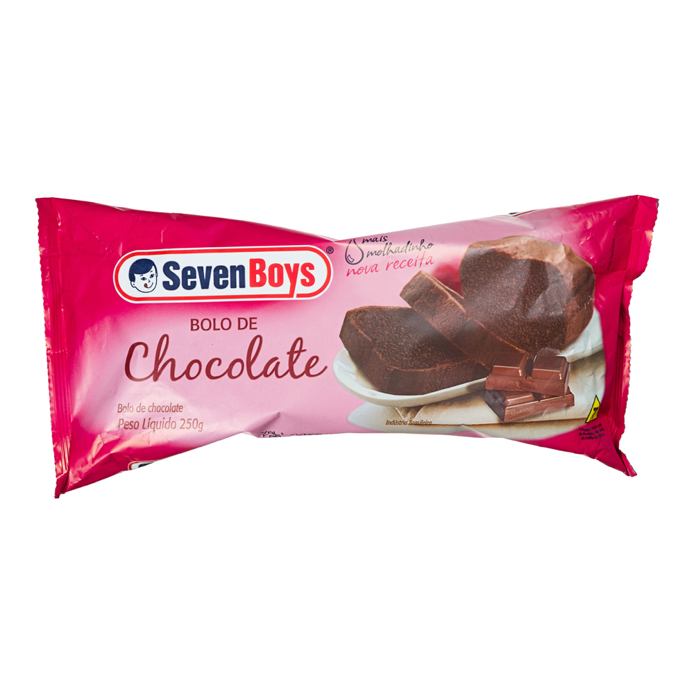 Bolo De Chocolate Seven Boys Pacote 250g