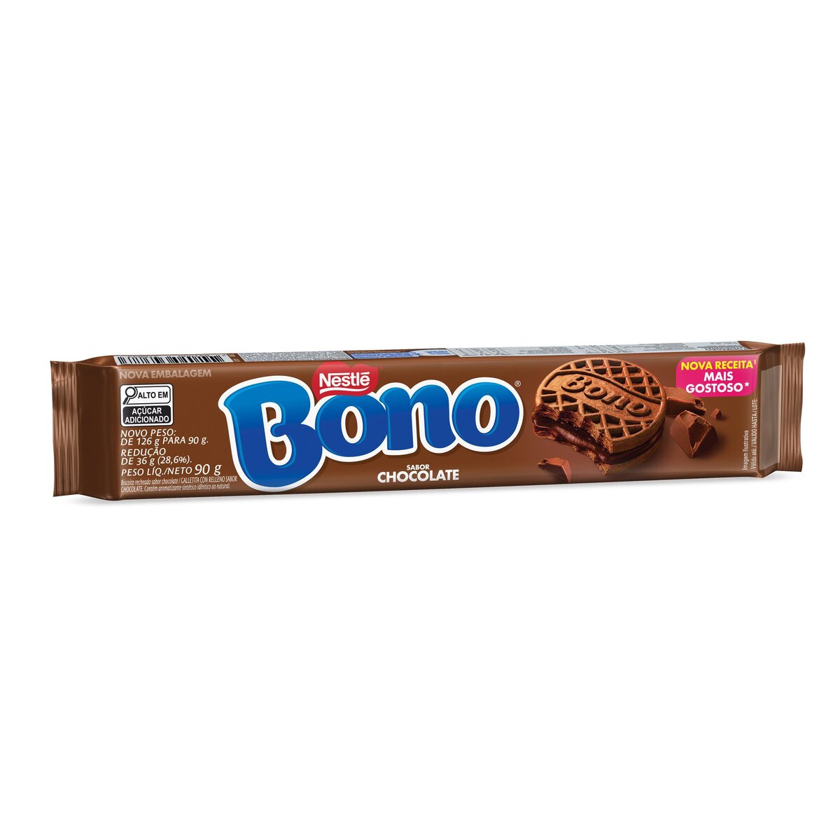 Biscoito Recheado Chocolate Bono - 90g